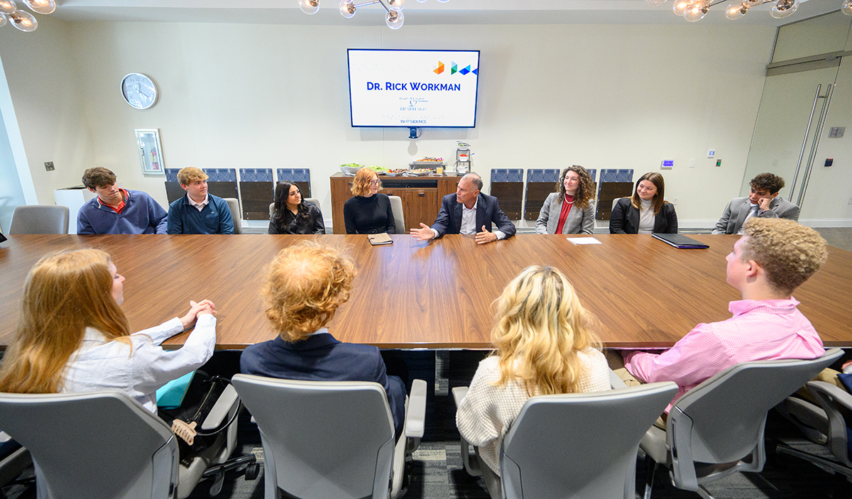 Dr. Rick Workman, HPU’s Dental Innovator in Residence, Mentors Students ...