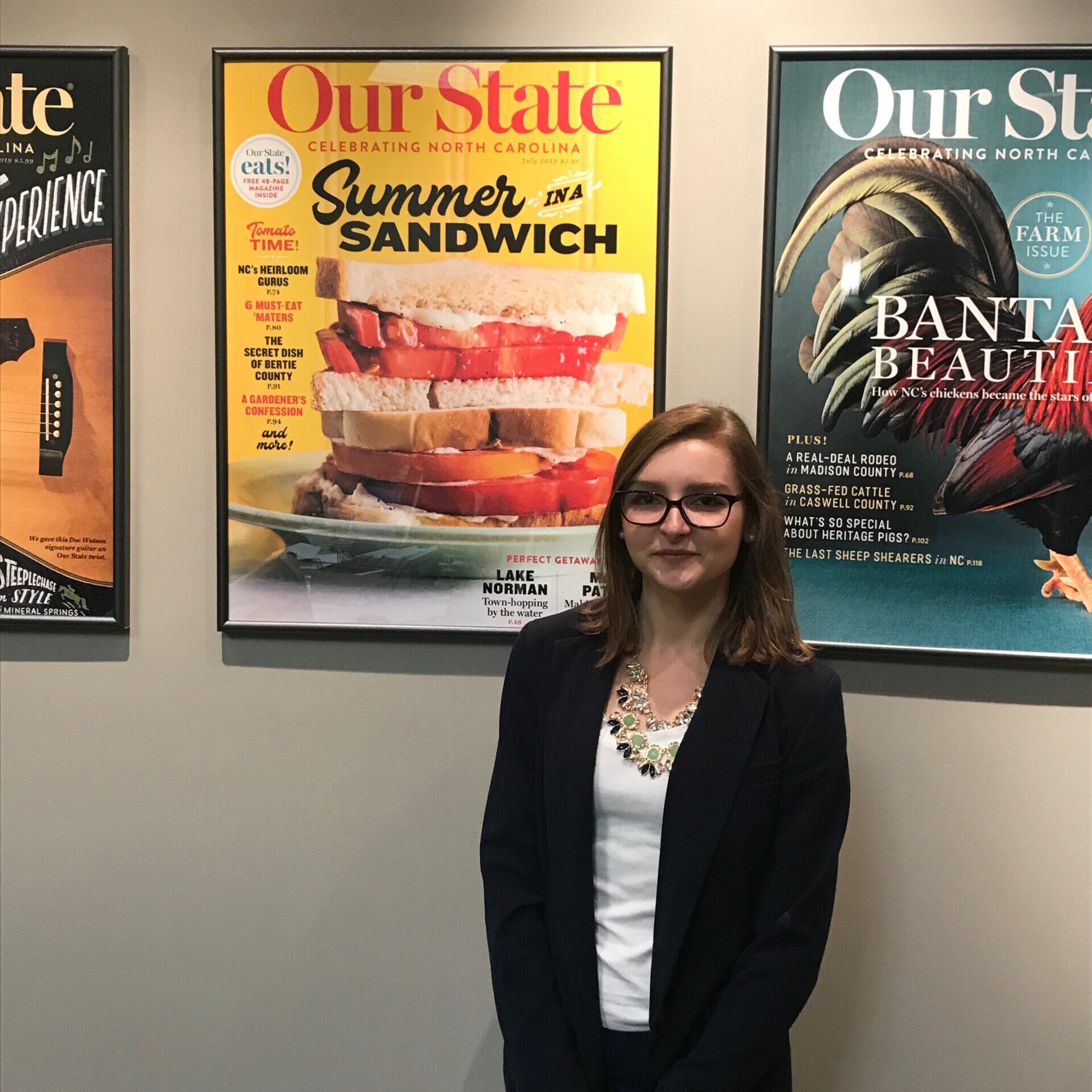 Internship Profile: Megan Pusser Edits for Our State Magazine | High Point University